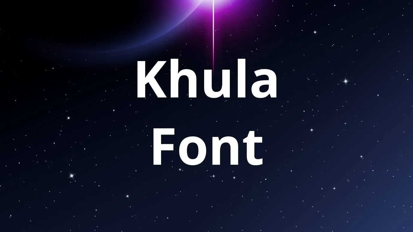 Khula Font Free Download